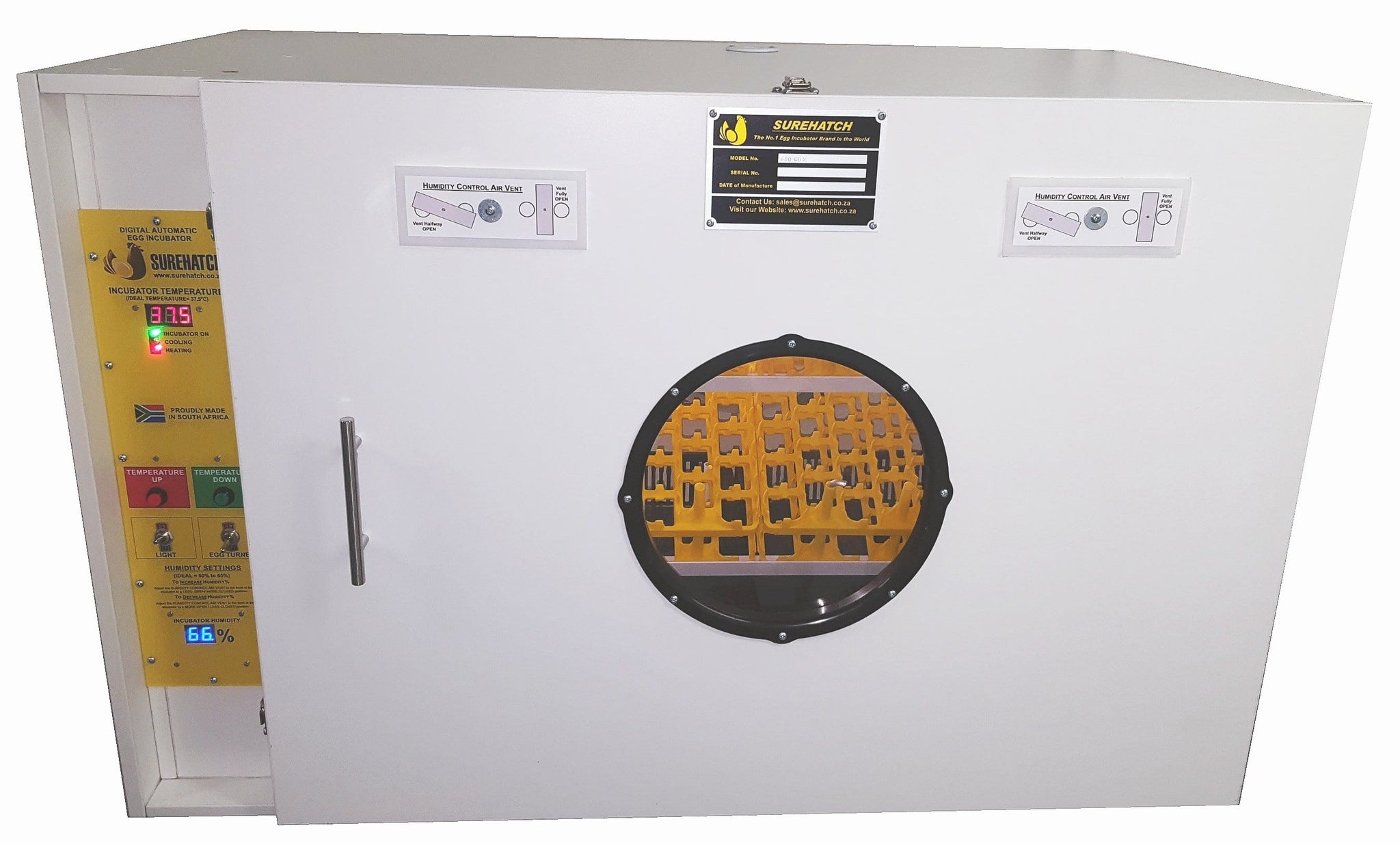 SH680 Automatic Digital Egg Incubator and Hatcher for 680 eggs ...